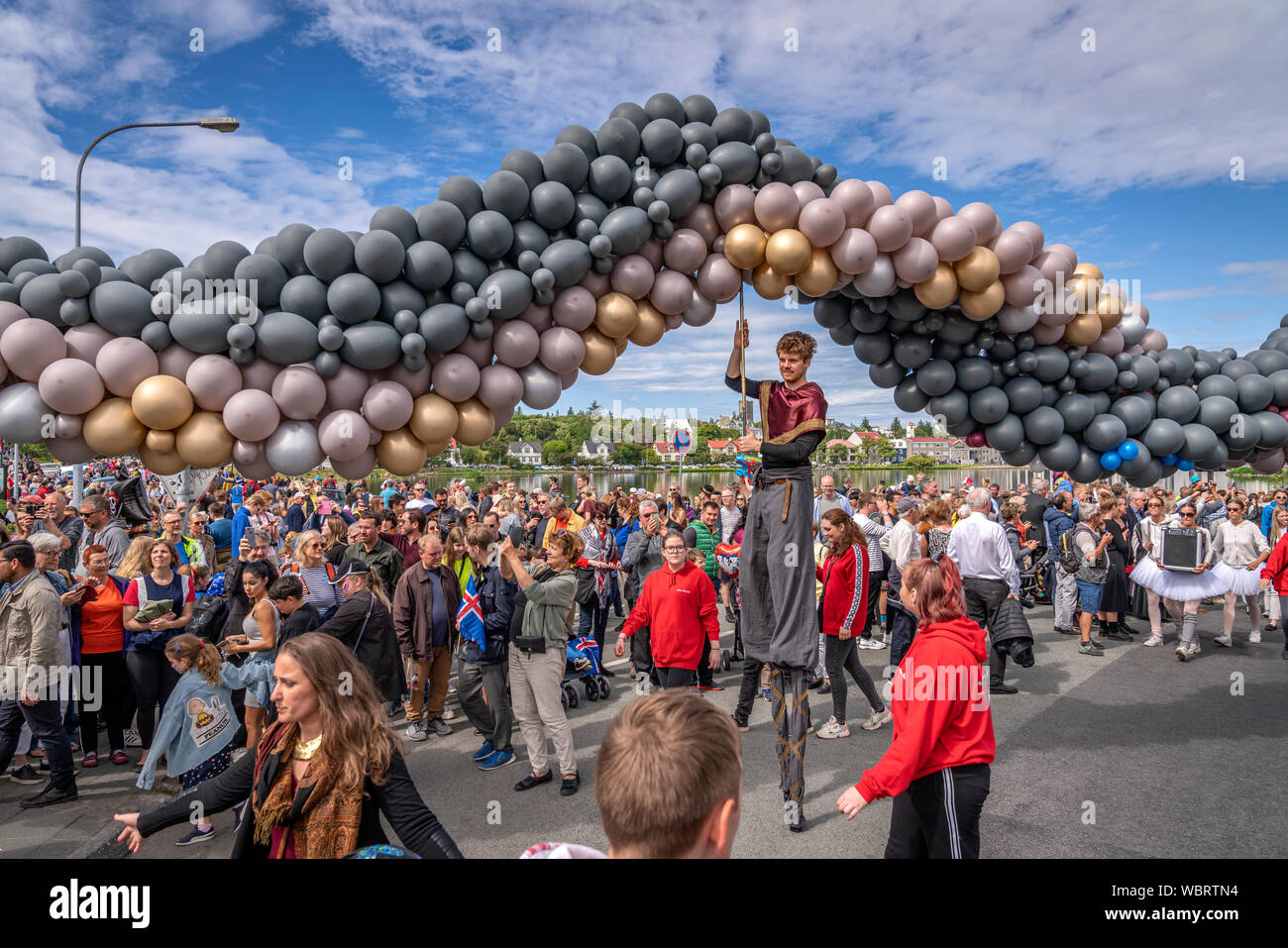 Parade, Iceland's Independence Day, Reykjavik, Iceland Stock Photo - Alamy