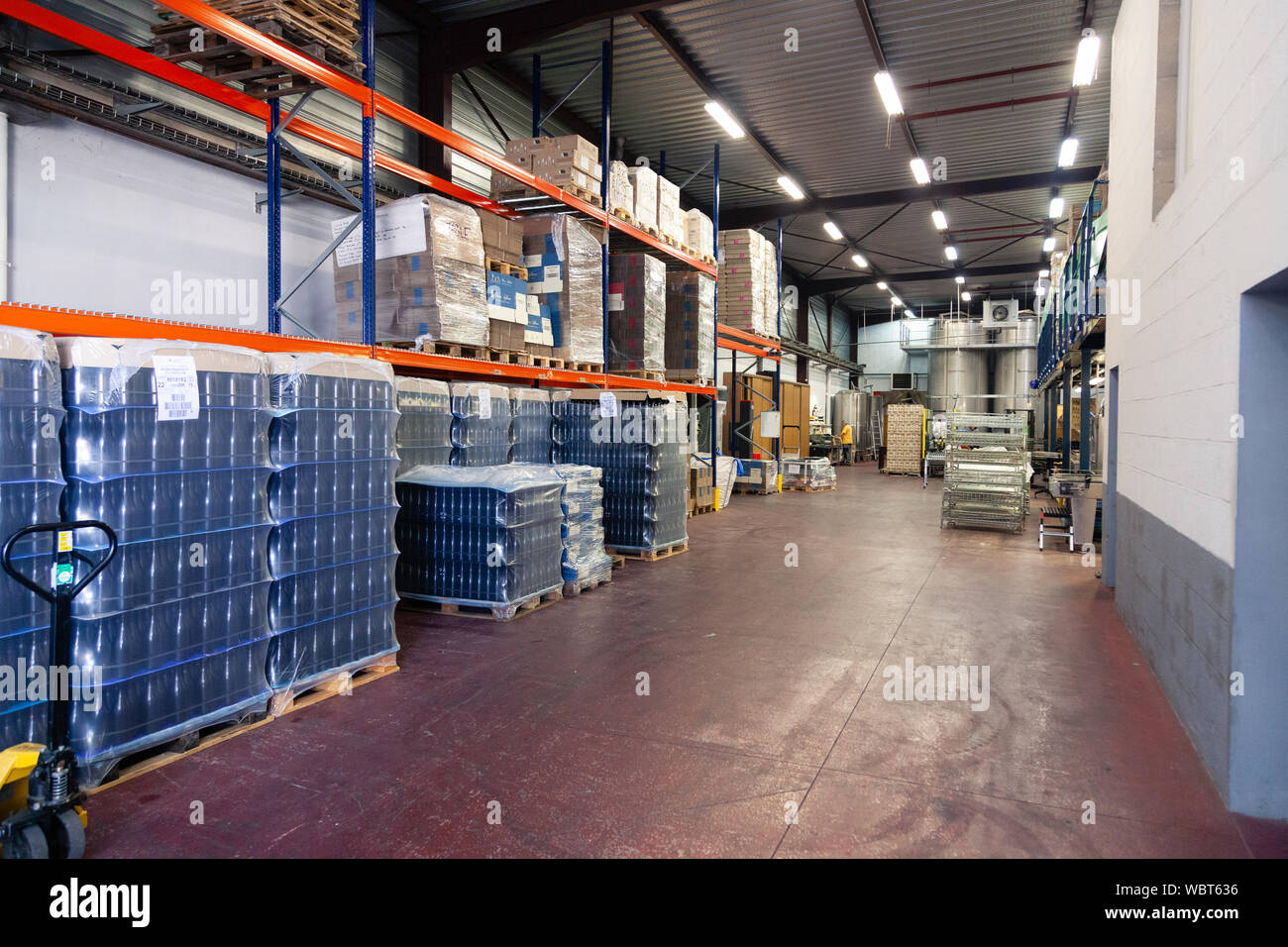 France Beaune 2019-06-20 Wine factory, production room, warehouse ...
