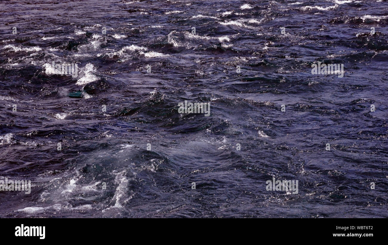 Water of a fast mountain river with rapids. Background, texture Stock ...