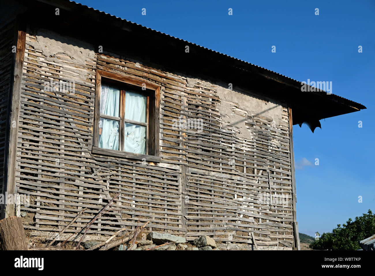 Traditional village houses in the Alucra district of Giresun Stock ...
