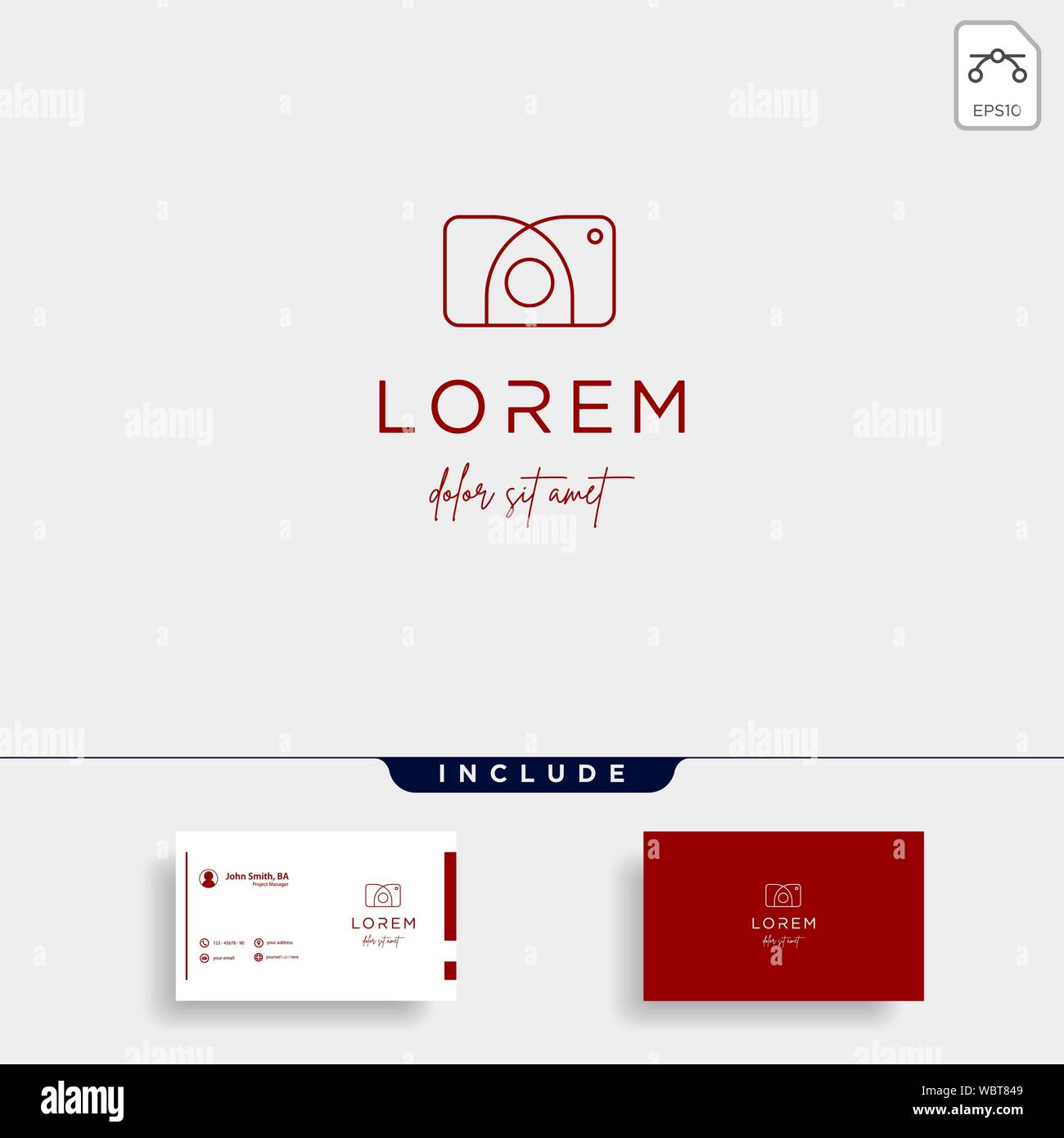 Camera Shutter logo Design Vector Illustration Icon Stock Vector Image ...