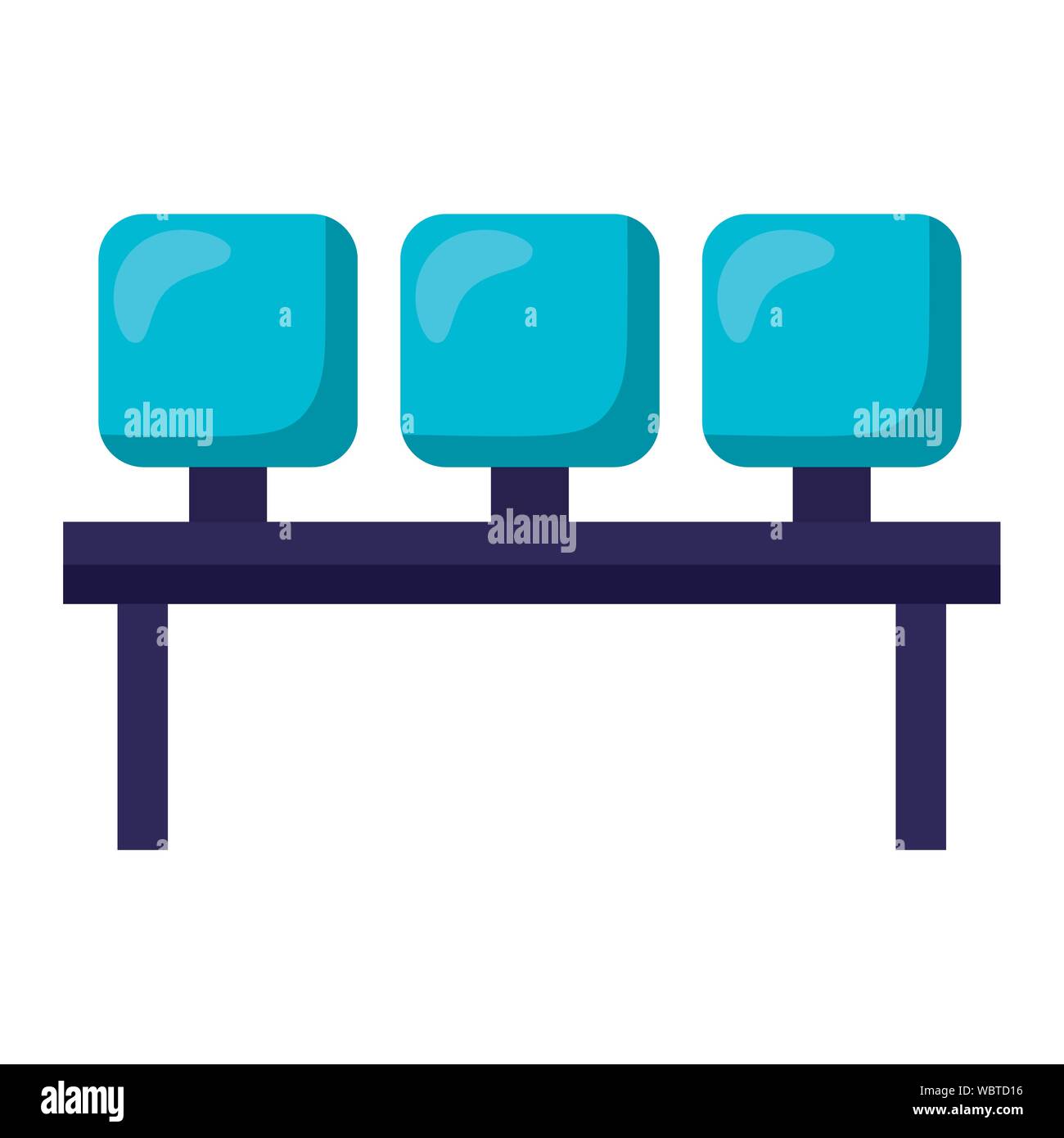 Isolated airport seats vector design Stock Vector Image & Art - Alamy