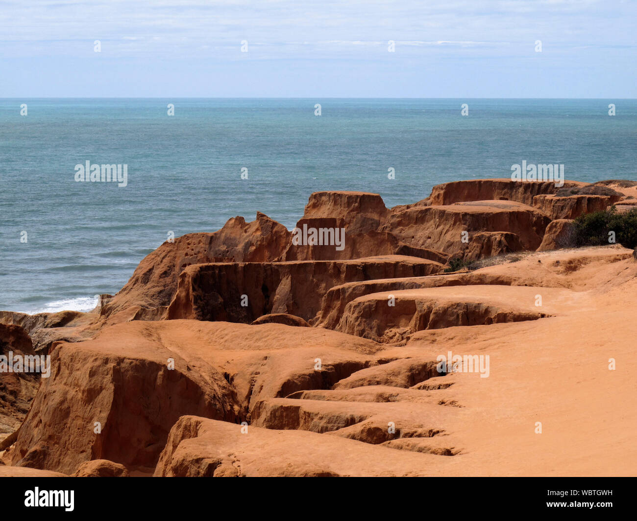 northeastern brazilian - bebibe, ceara, brazil cliffs - beaches and ...