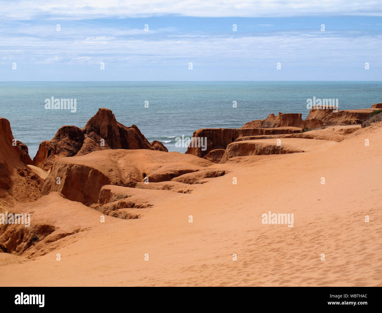 northeastern brazilian - bebibe, ceara, brazil cliffs - beaches and ...