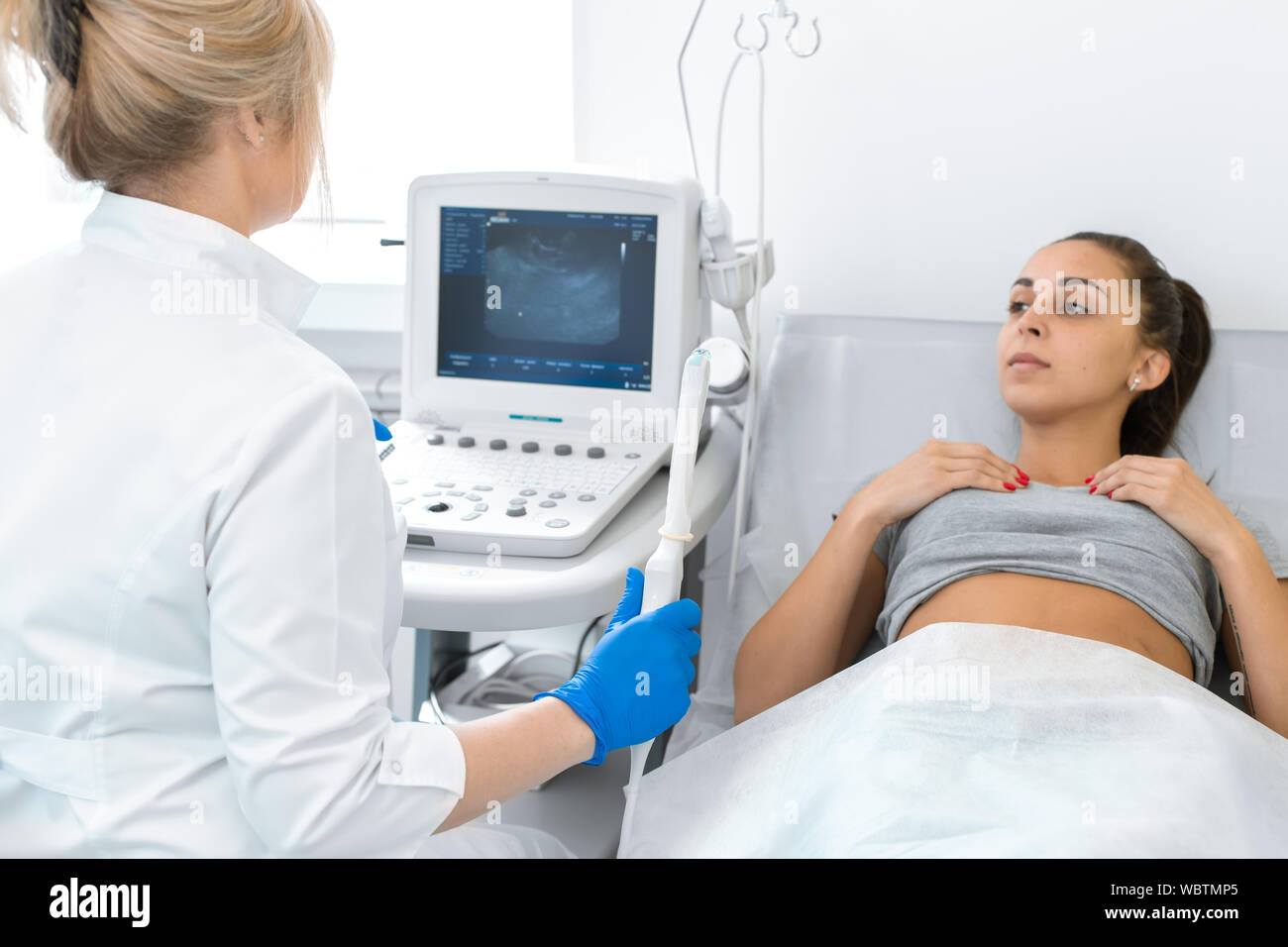 Gynecologist Exam Ultrasound Diagnosis Of Pelvic Organs Transvaginal Hot Sex Picture