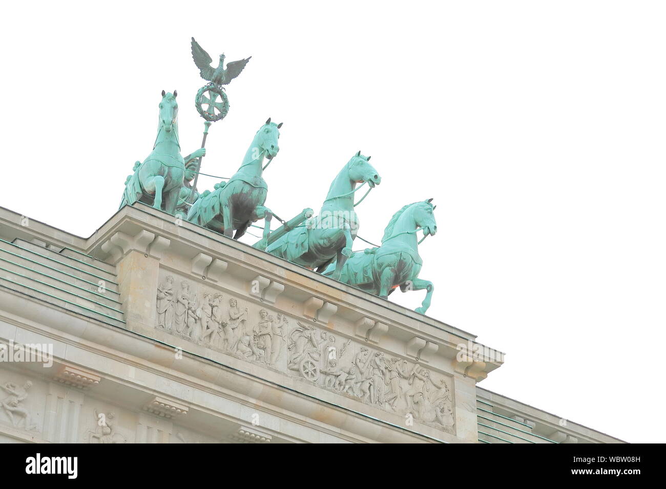 Brandenburger gate historical architecture Berlin Germany Stock Photo ...