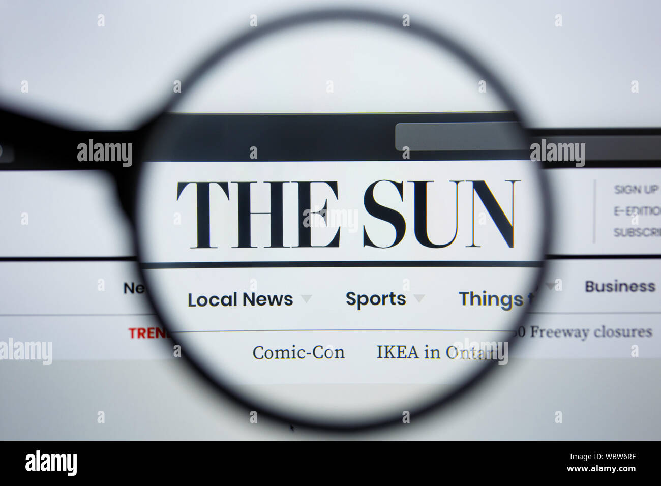 Sun tech logo hi-res stock photography and images - Alamy