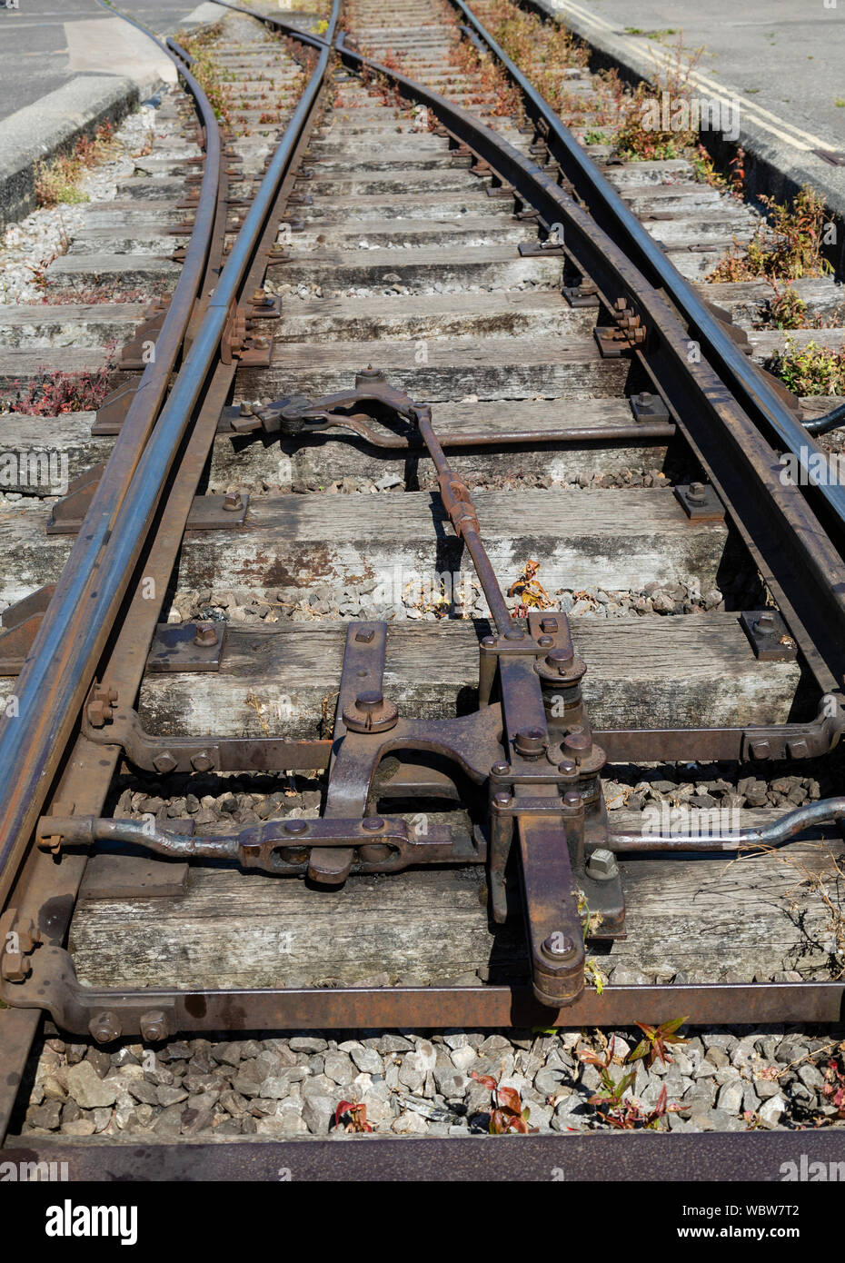 Railway points hi-res stock photography and images - Alamy