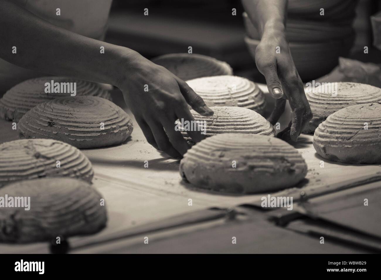 Baker making hi-res stock photography and images - Alamy