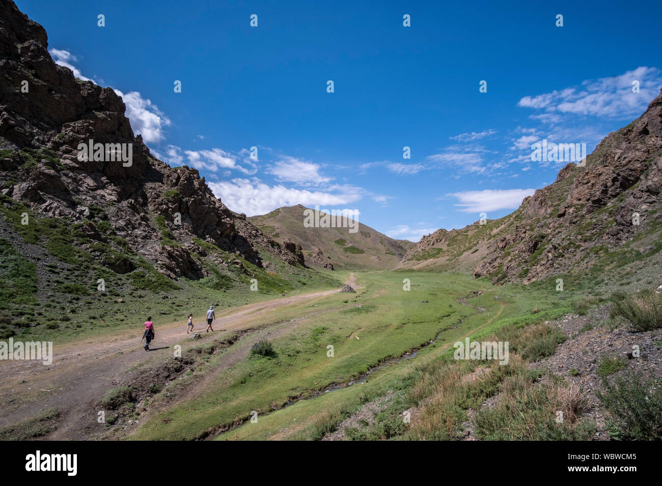 Yolyn Am is a deep and narrow gorge in the Gurvan Saikhan Mountains of ...