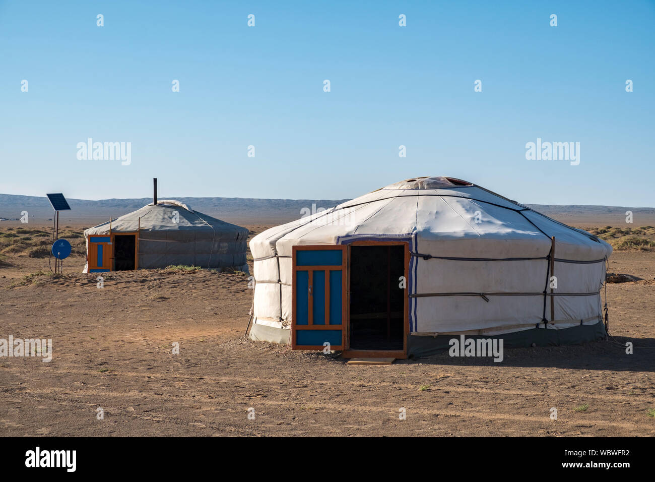 The yurt is a dwelling used by nomads in the steppes of Central Asia ...