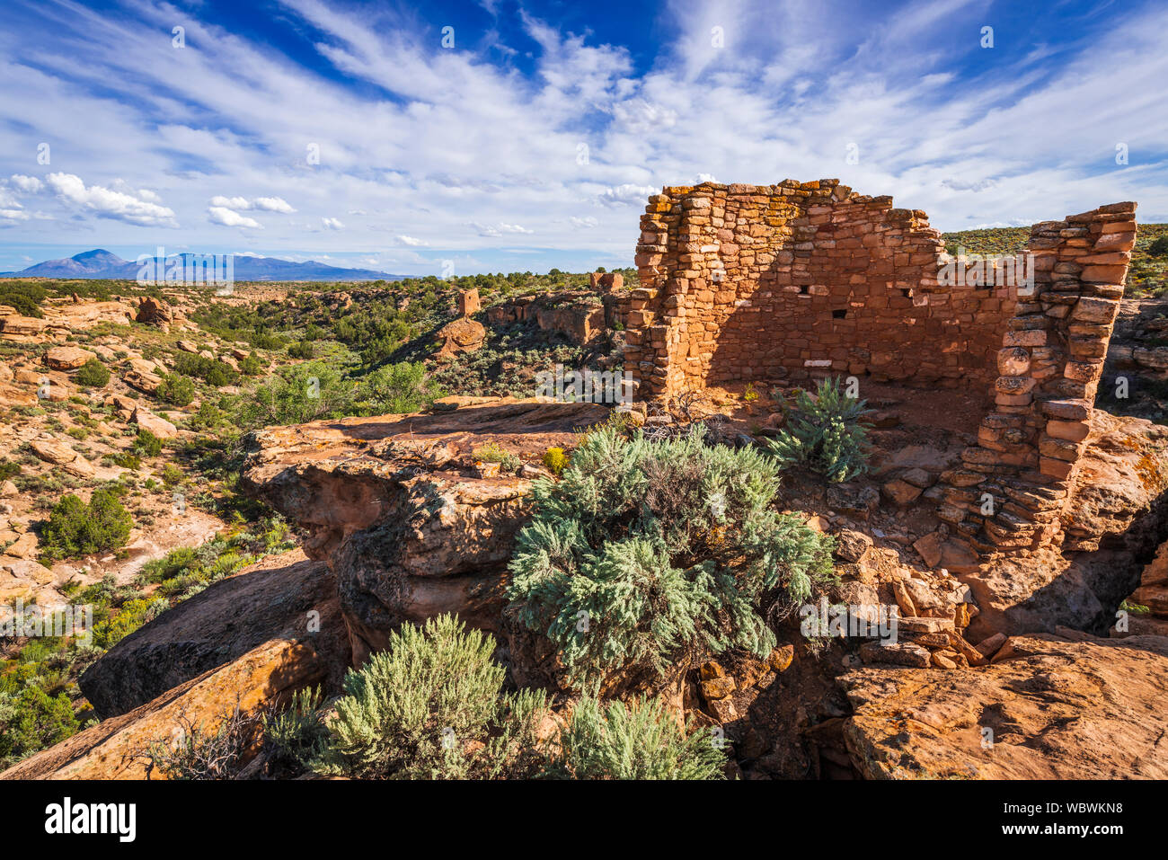 Tower Point Ruins, Hovenweep National Monument, Utah USA Stock Photo ...