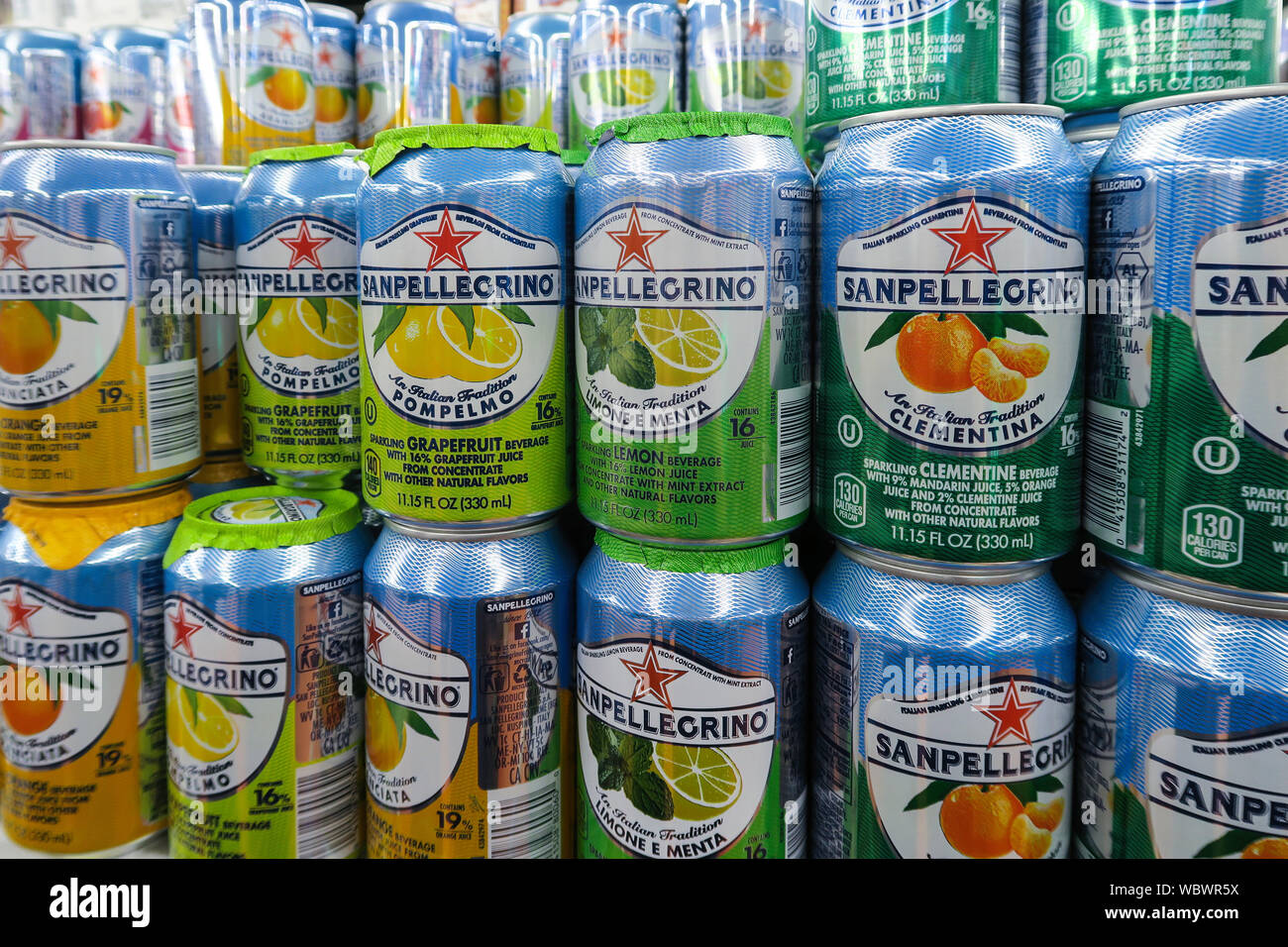 Drink drinks beverage drinks stacked cans hi-res stock photography and ...