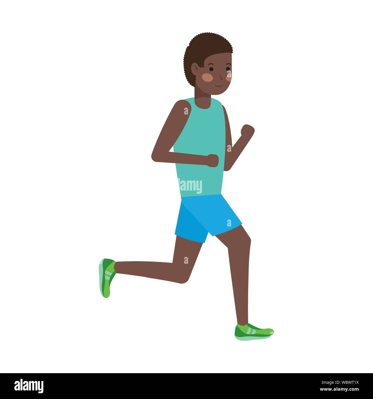 Isolated man running vector design Stock Vector Image & Art - Alamy