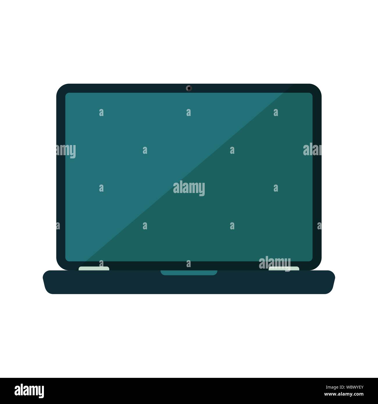 Isolated laptop vector design Stock Vector Image & Art - Alamy