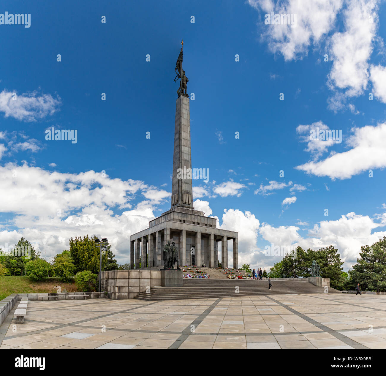 A panorama picture of the Slavín monument Stock Photo - Alamy