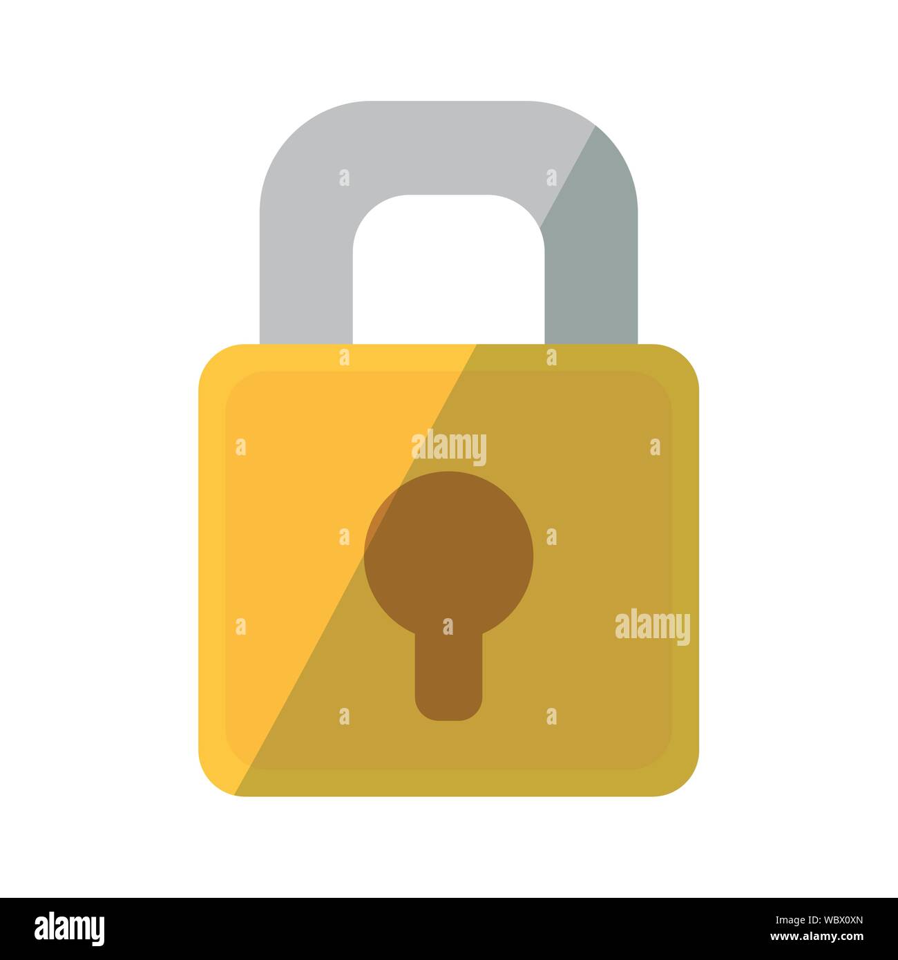 Isolated padlock vector design Stock Vector Image & Art - Alamy