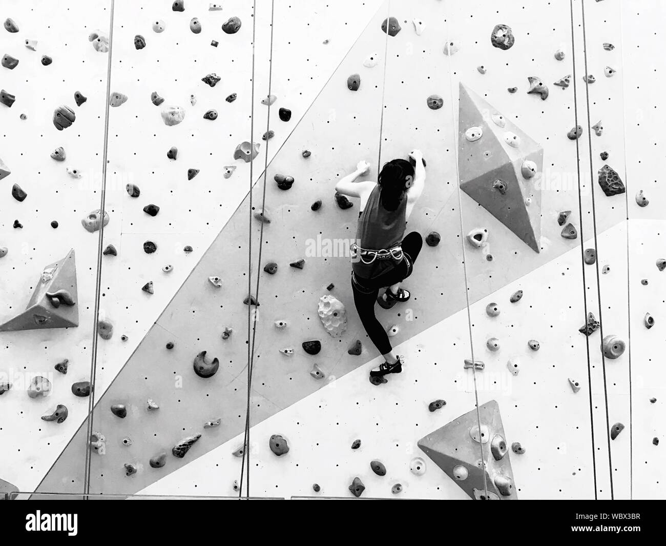 Gym climbing hi-res stock photography and images - Alamy