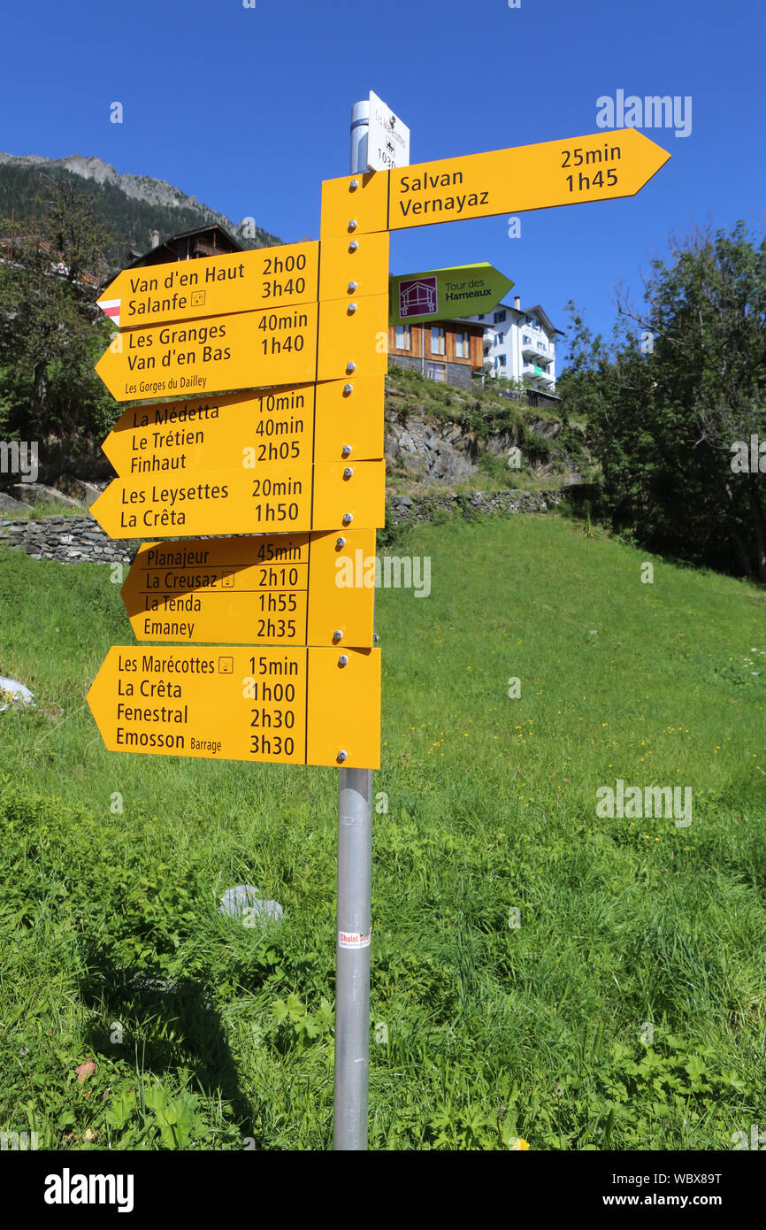 Salvan. Suisse. / Salvan. Switzerland Stock Photo - Alamy