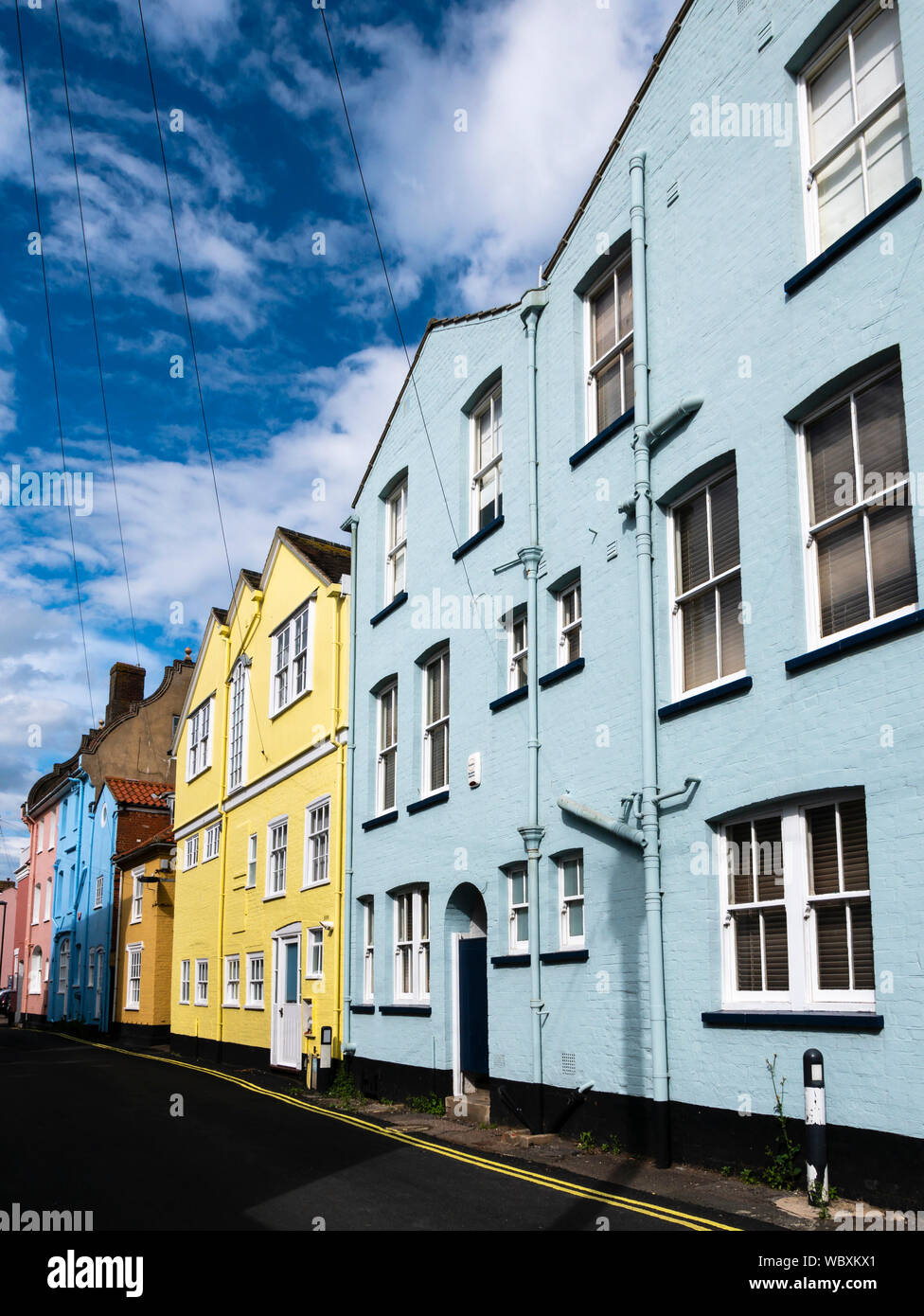 Colourful painted buildings hi-res stock photography and images - Alamy