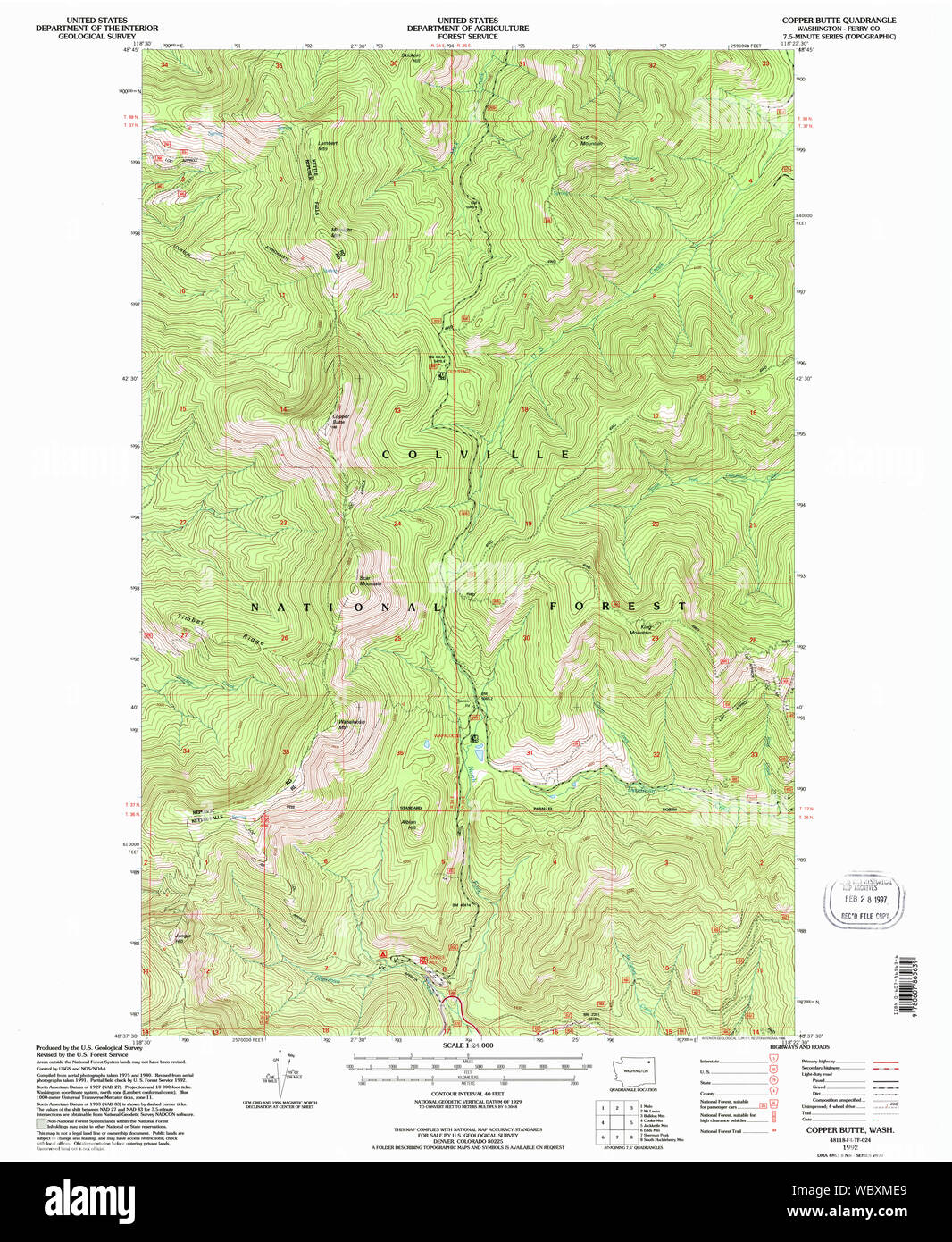 Geological survey map copper hi-res stock photography and images - Alamy