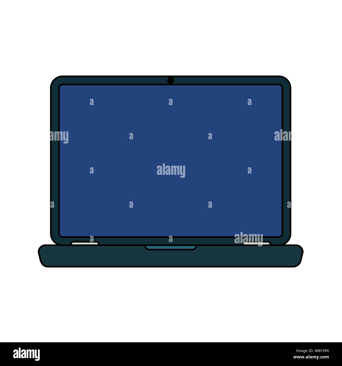 Isolated laptop vector design Stock Vector Image & Art - Alamy