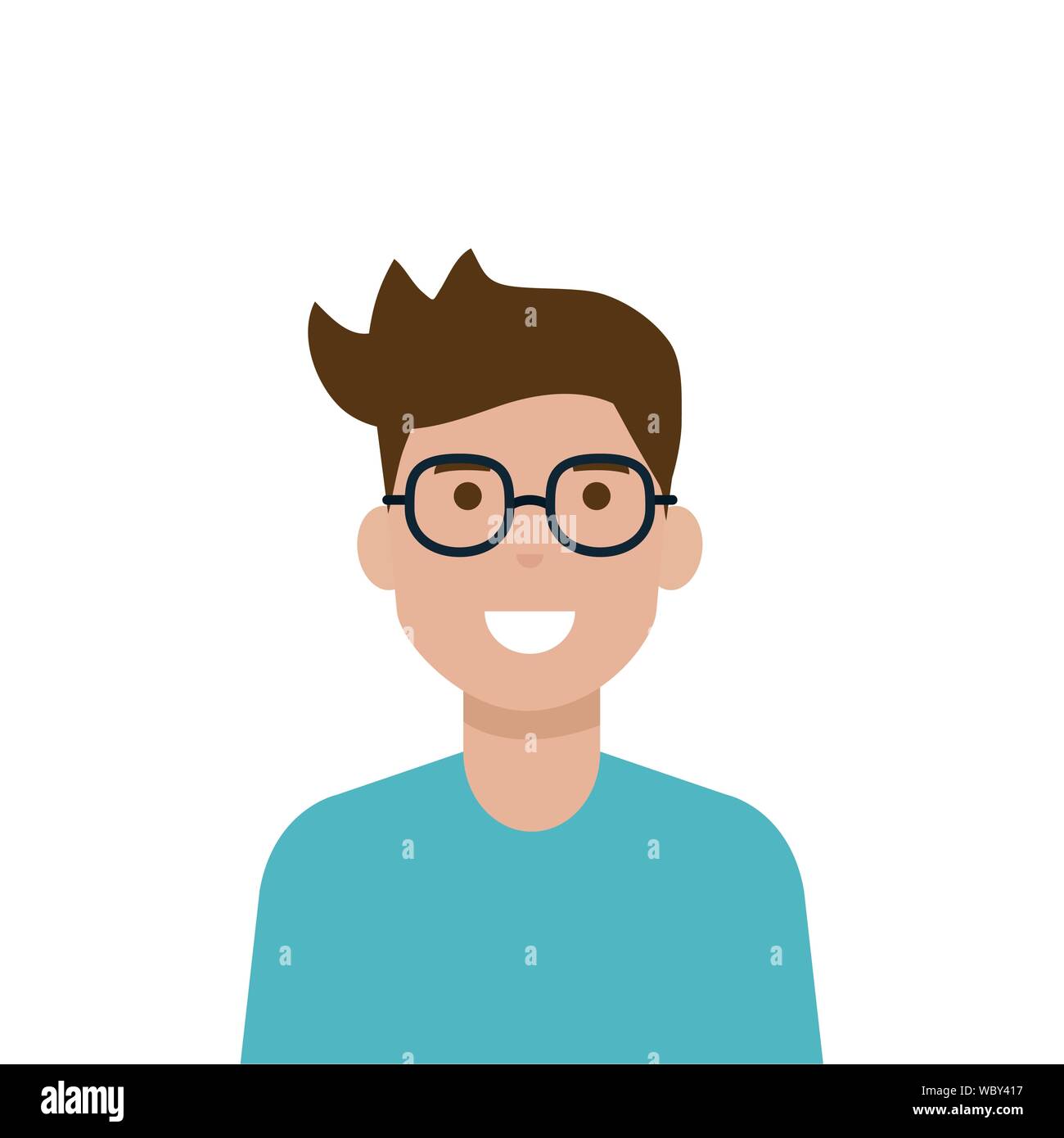 Isolated avatar man vector design Stock Vector Image & Art - Alamy