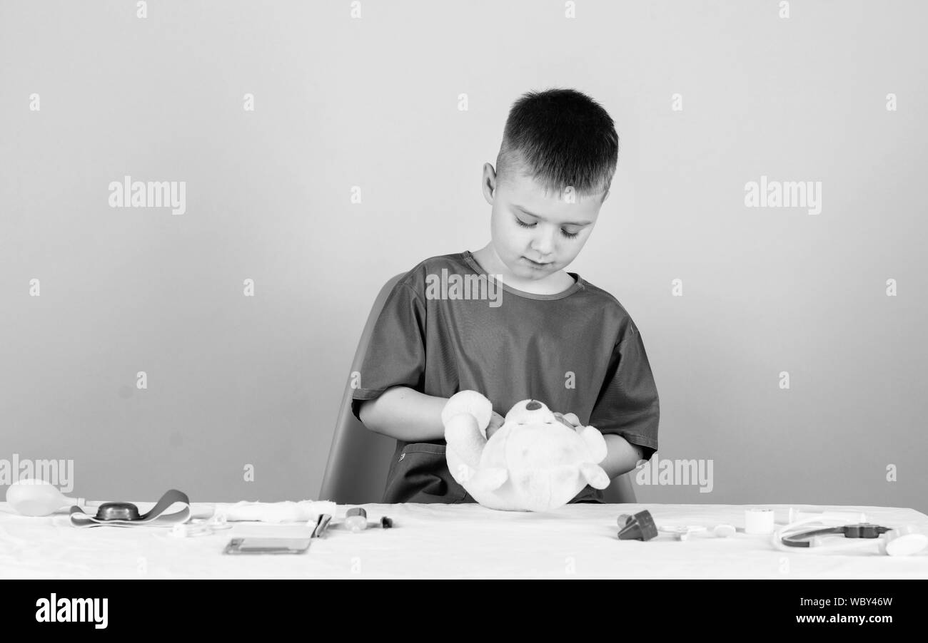 Treatment prescription. hospital. medicine and health. pediatrician ...