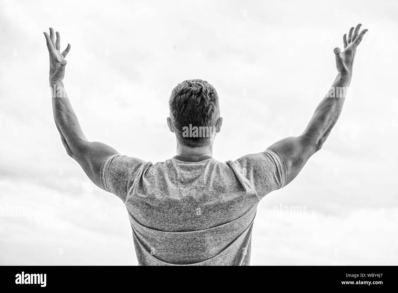 Future opportunity. Leadership and competition. Future concept. Looking ...