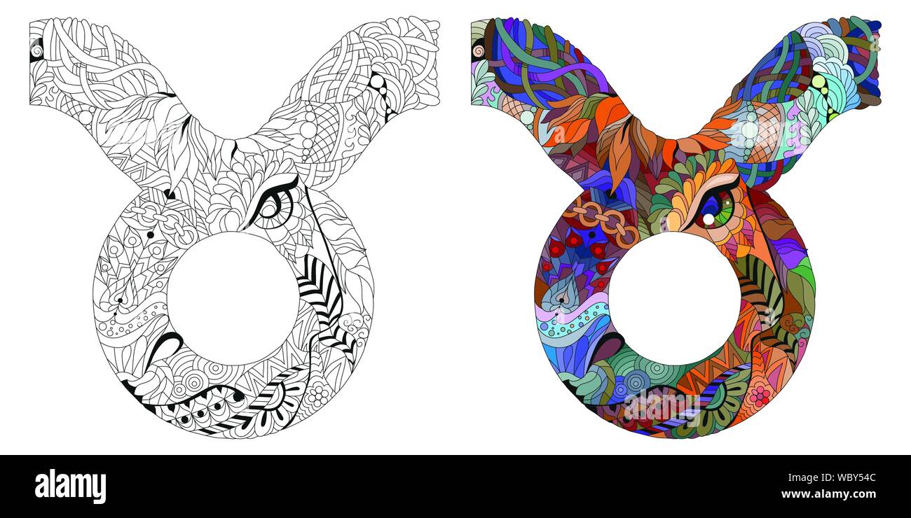 Horoscope sign taurus month may hi-res stock photography and images - Alamy