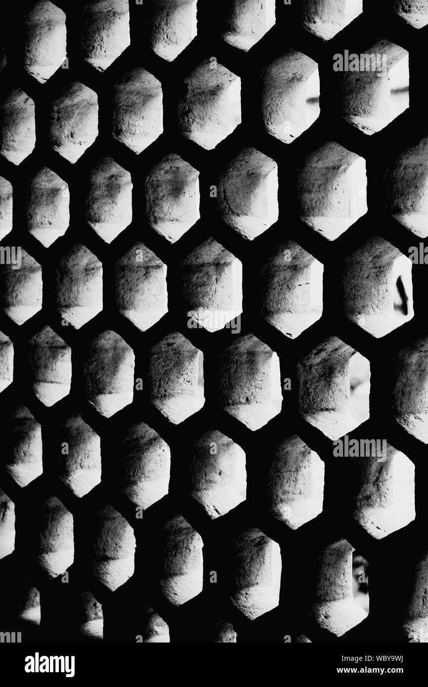 Hexagon window hi-res stock photography and images - Alamy