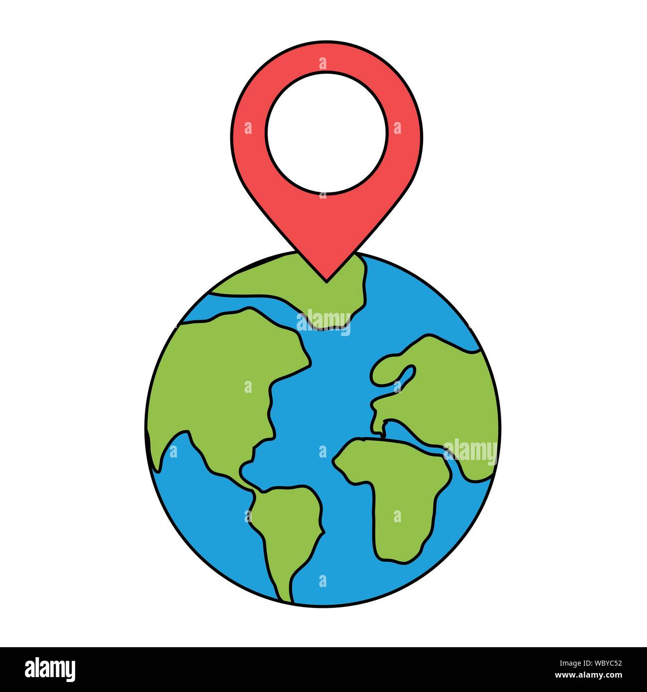 Gps mark vector design Stock Vector Image & Art - Alamy