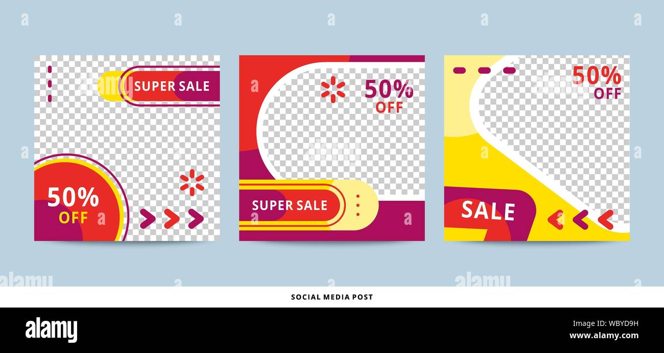 Creative Social Media Post Template with modern shape style premium ...