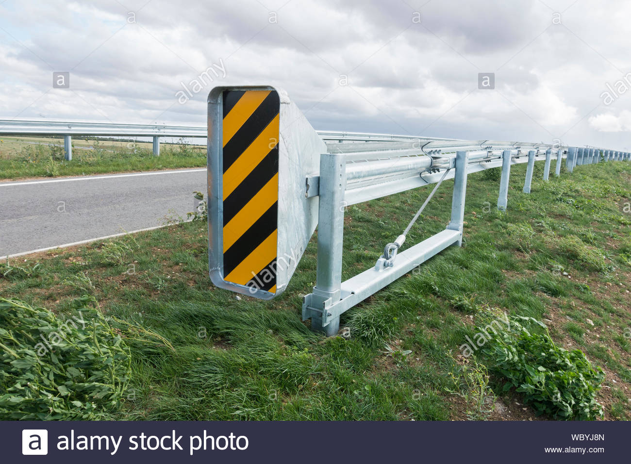 Crash Barrier High Resolution Stock Photography and Images - Alamy