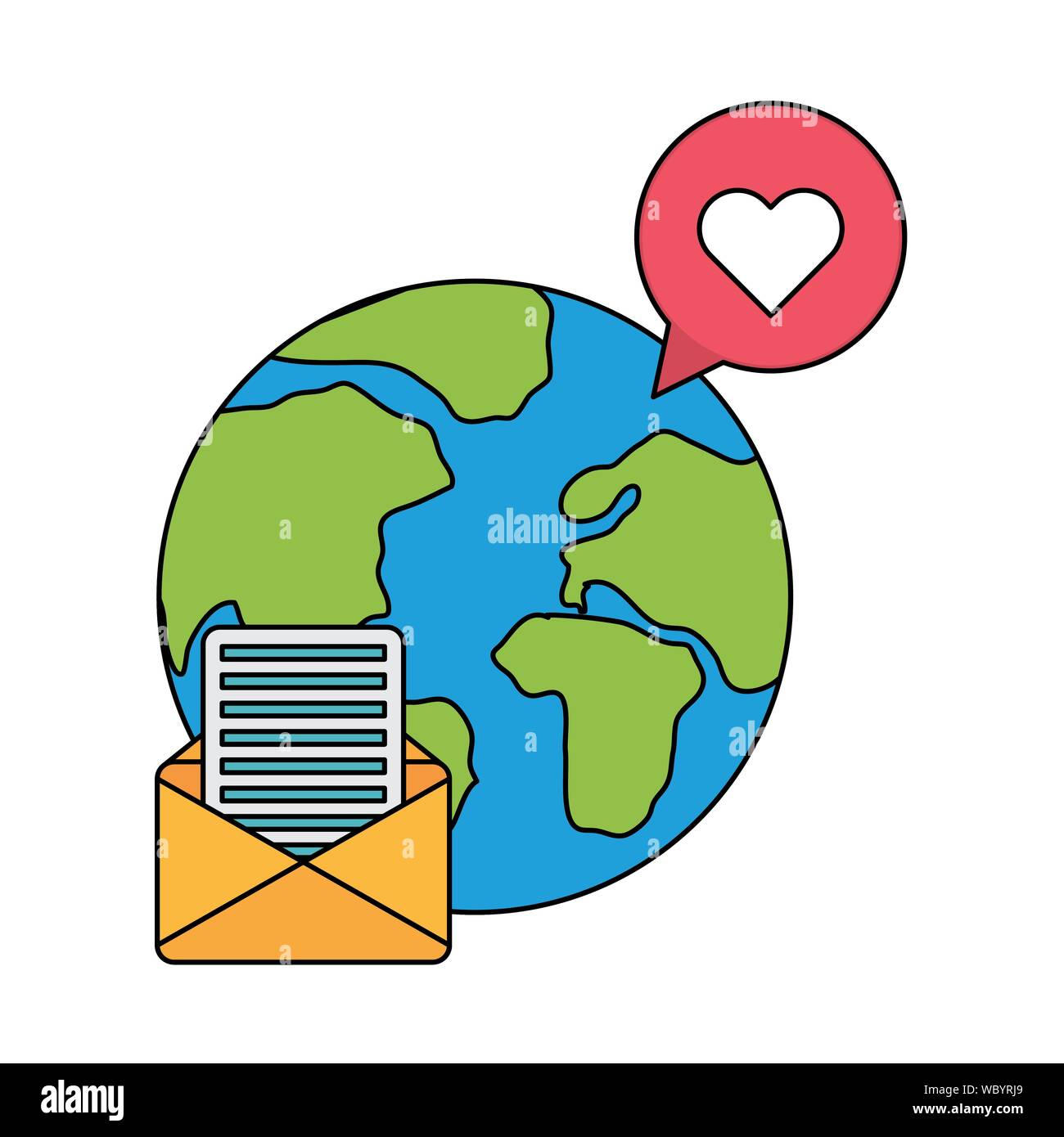 Envelope message vector design Stock Vector Image & Art - Alamy