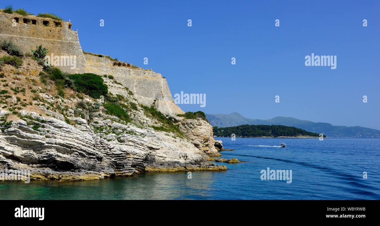Corfu old fortress,old fort,Kerkyra,Corfu,Greece Stock Photo - Alamy