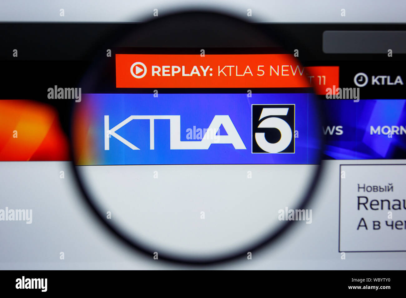 Los Angeles, California, USA - 21 Jule 2019: Illustrative Editorial of ...