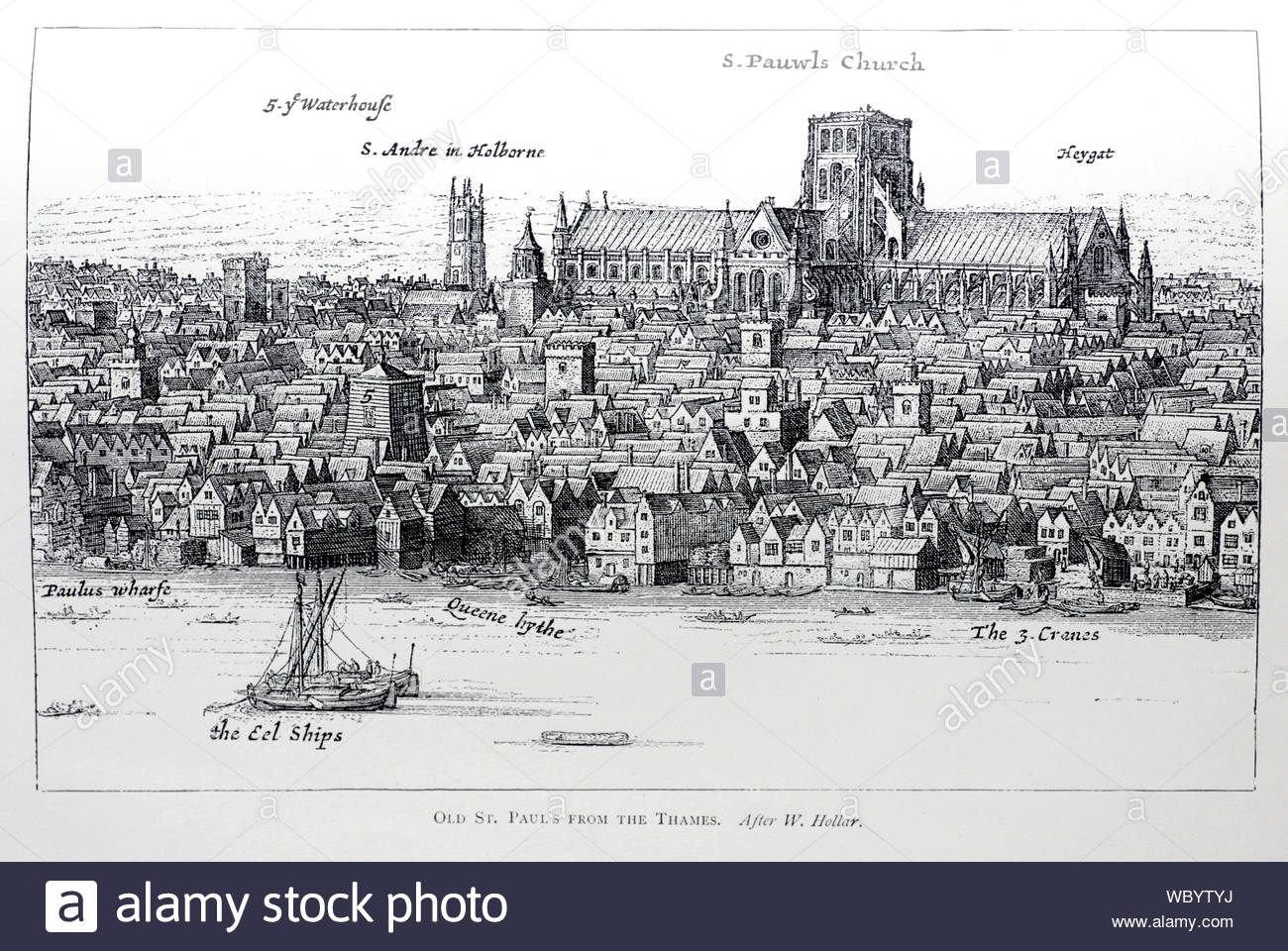 London 17th century skyline hi-res stock photography and images - Alamy