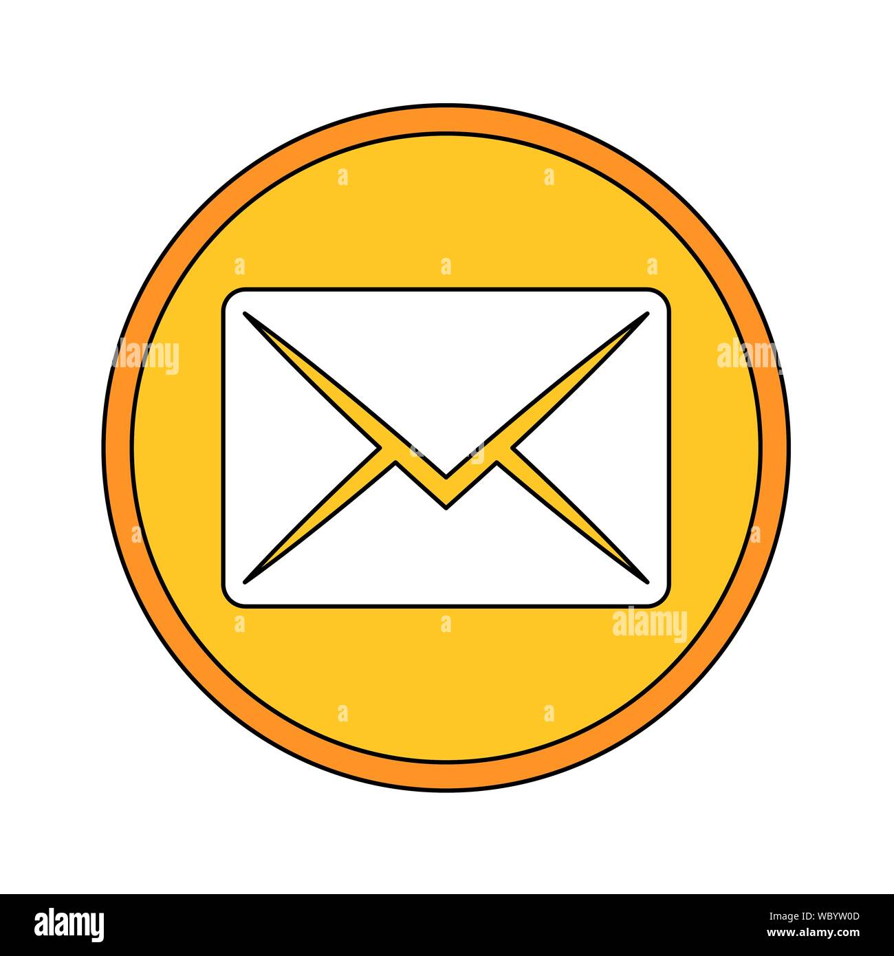 Envelope message vector design Stock Vector Image & Art - Alamy