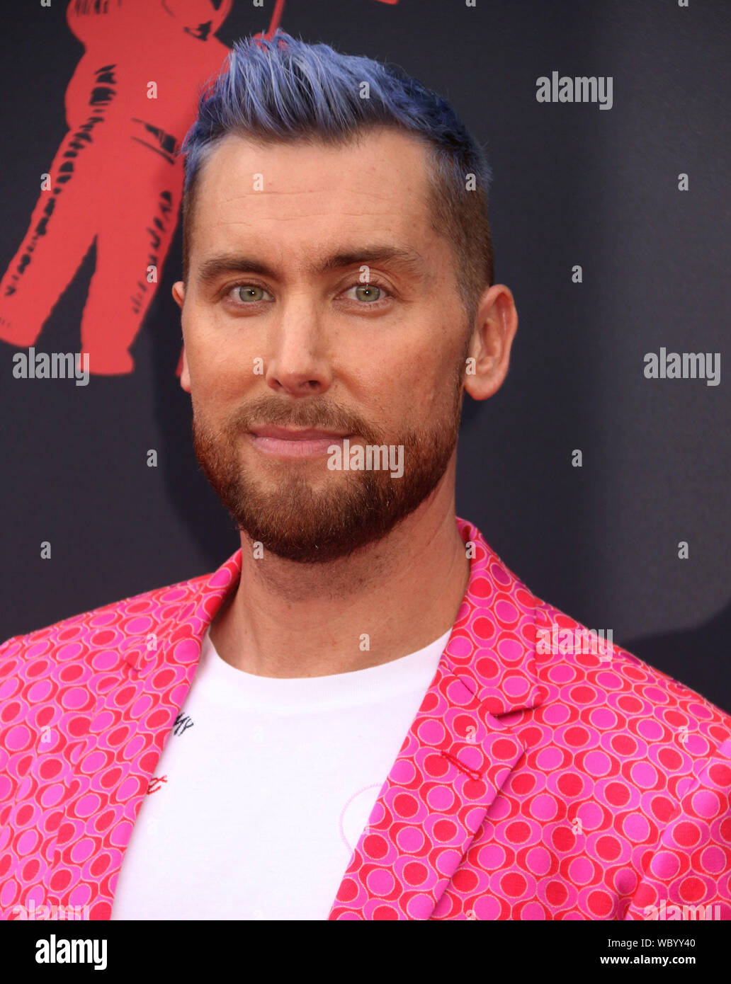 August 26, 2019, Newark, New York, USA: Singer LANCE BASS attends the ...