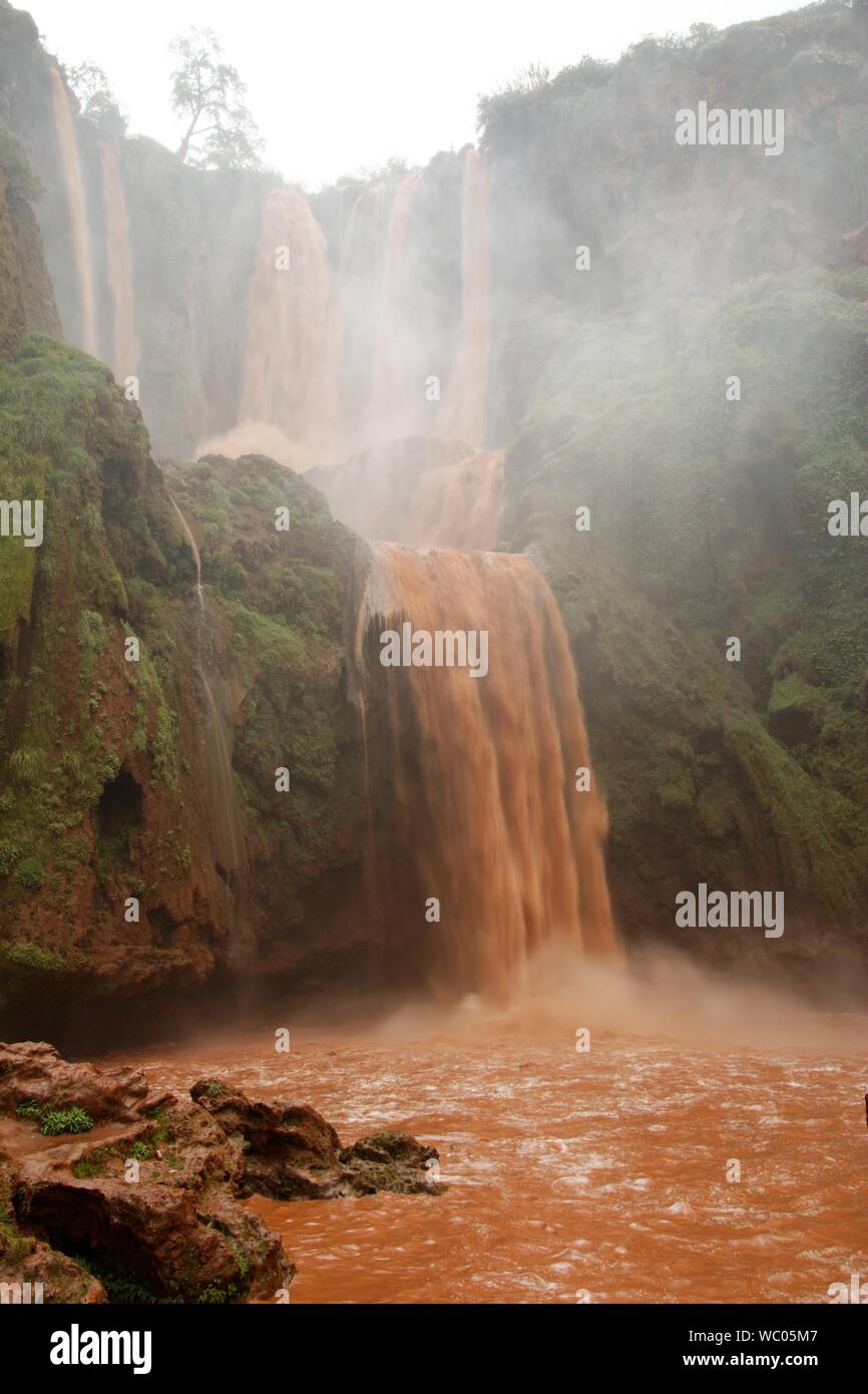 The highest waterfall of marocco you can find in Ouzoud. After hours of ...