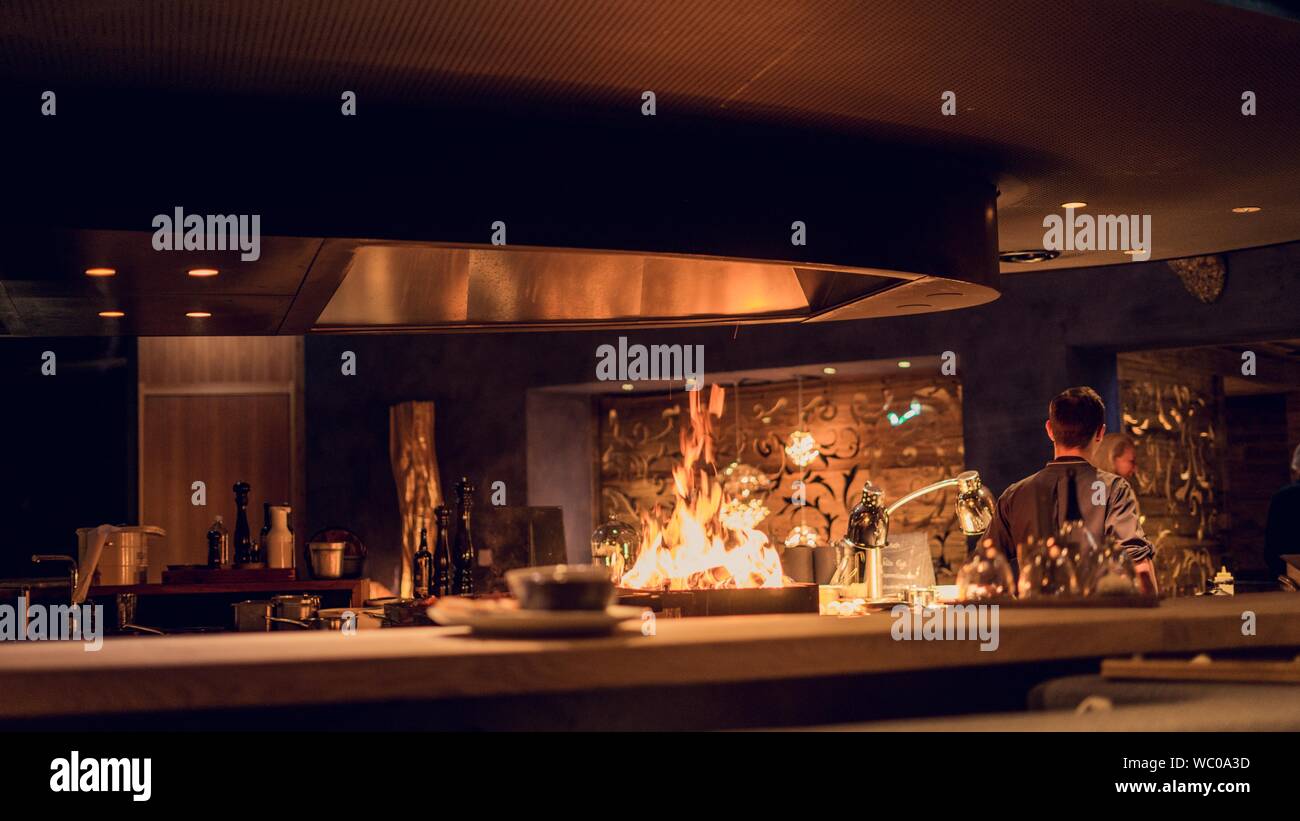 Flaming grill pub hi-res stock photography and images - Alamy