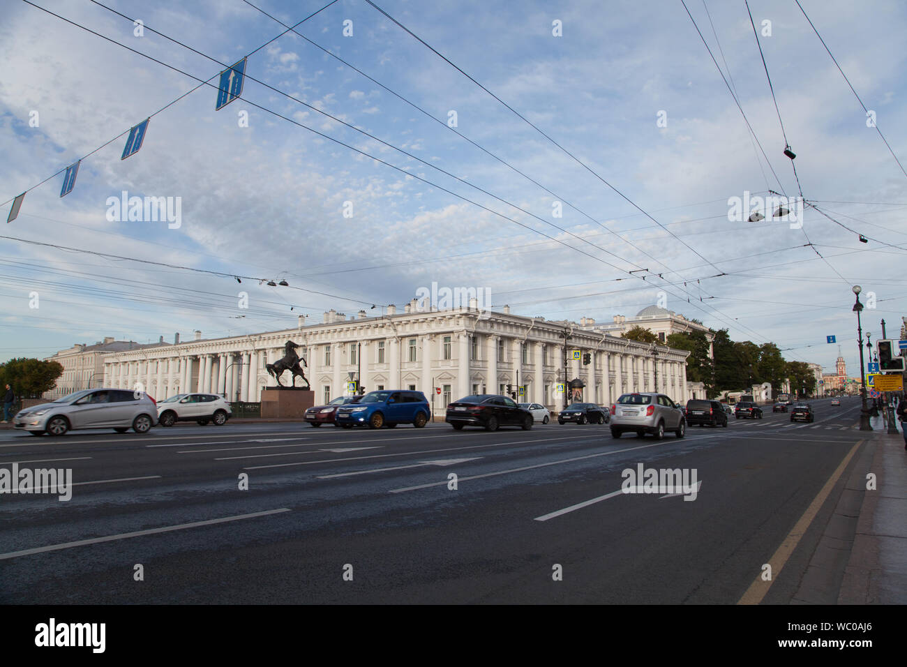 Anichkov palace hi-res stock photography and images - Alamy