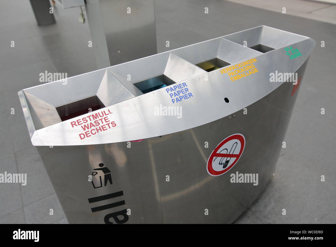 Recycle bin Berlin Germany Stock Photo - Alamy