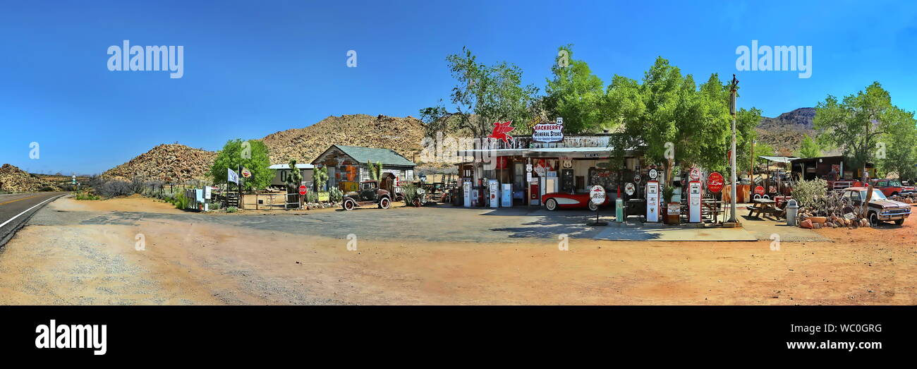 Route 66 Arizona / USA - 04 29 2013: Attractions on Route 66 in Arizona ...