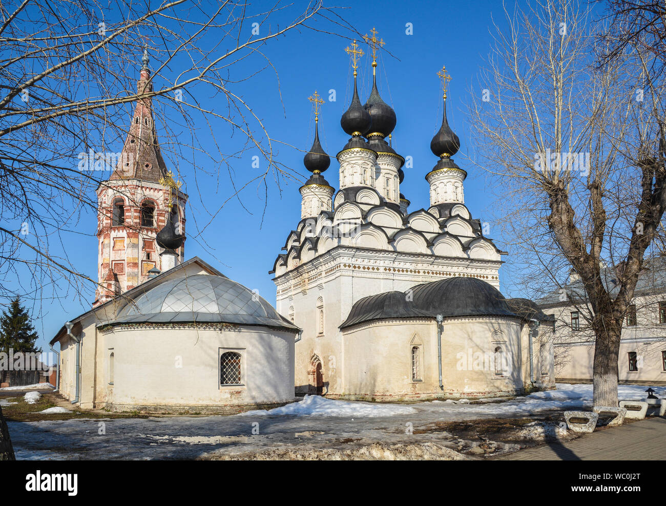 Church of Antipas of Pergamon and Lazarev Church in Suzdal. Orthodox ...