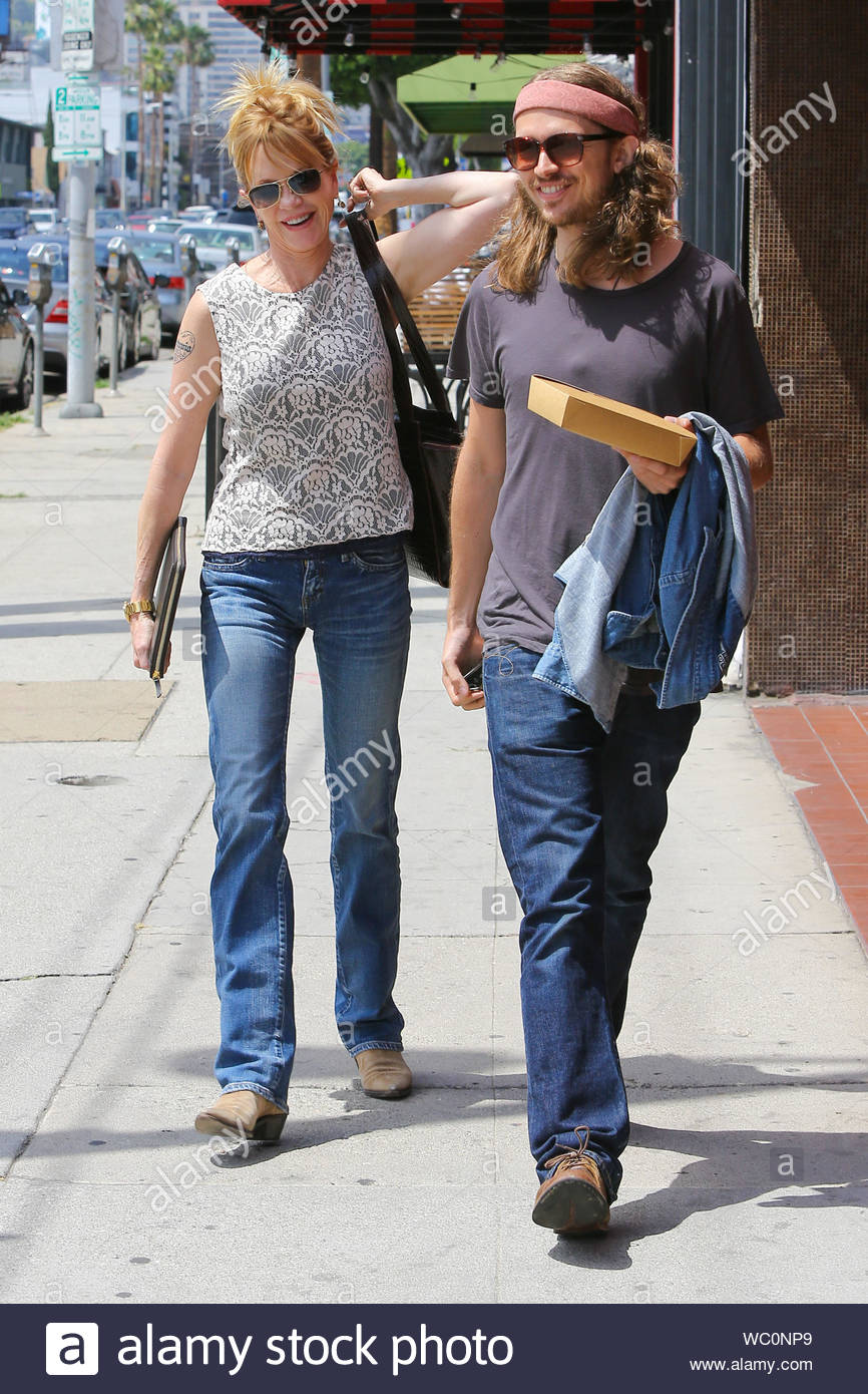 Melanie Griffith And Alexander Bauer Stock Photos & Melanie Griffith ...
