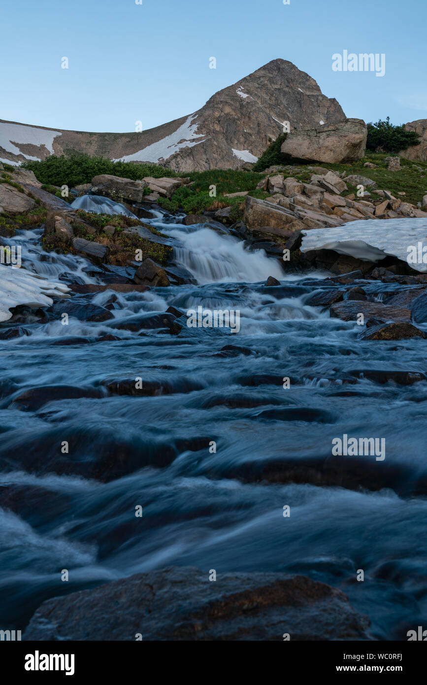 Blue Lake, Indian Peaks Wilderness Stock Photo - Alamy