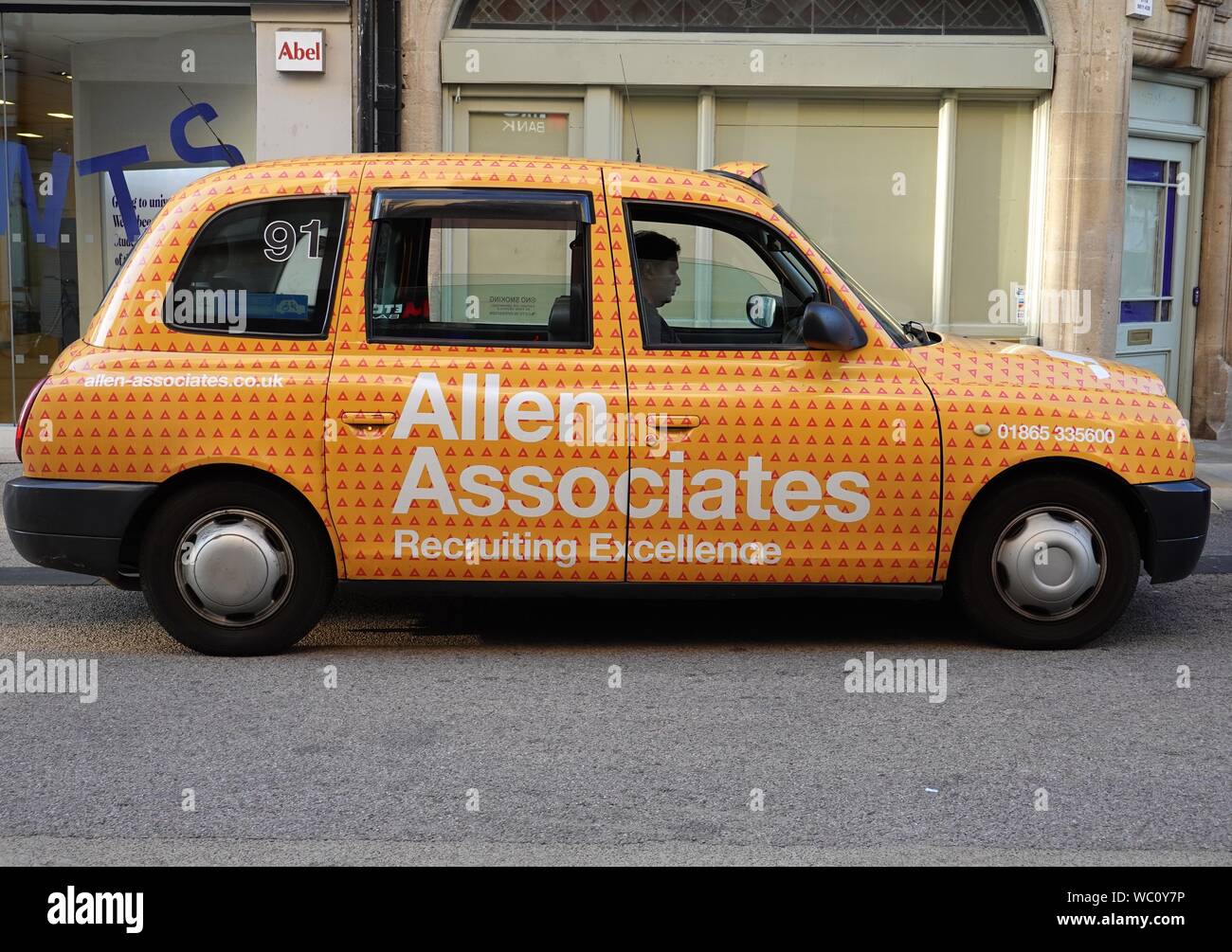 Taxi advertising hi-res stock photography and images - Alamy