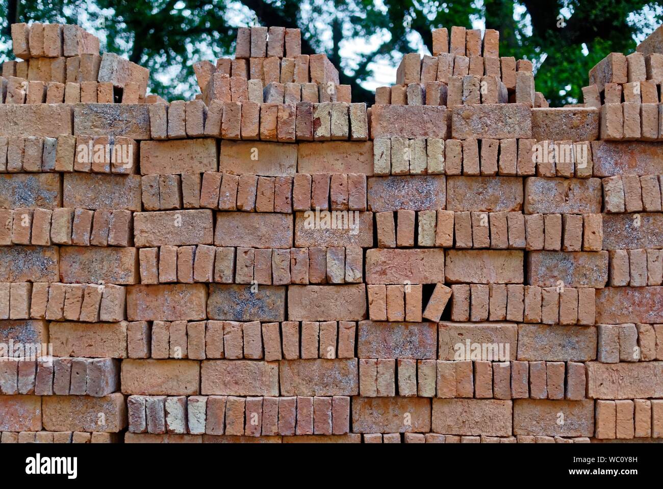 Man made bricks in construction hi-res stock photography and images - Alamy